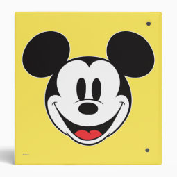 Mickey Mouse Smiling Binder | Zazzle