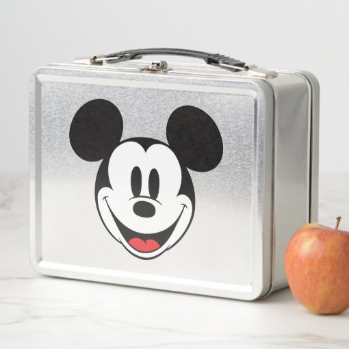 Mickey Mouse Smiling Metal Lunch Box | Zazzle