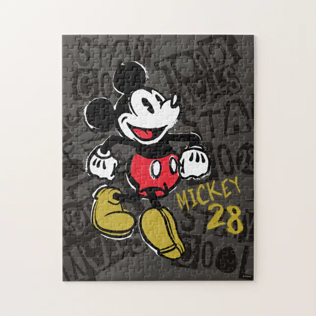 Mickey Mouse "Stay Cool" Typeset Jigsaw Puzzle | Zazzle