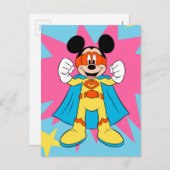 Mickey Mouse | Super Hero Cute Postcard | Zazzle