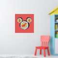 Mickey Mouse Sushi Icon Poster | Zazzle