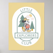 Mickey Mouse | The Little Explorers Club Poster | Zazzle