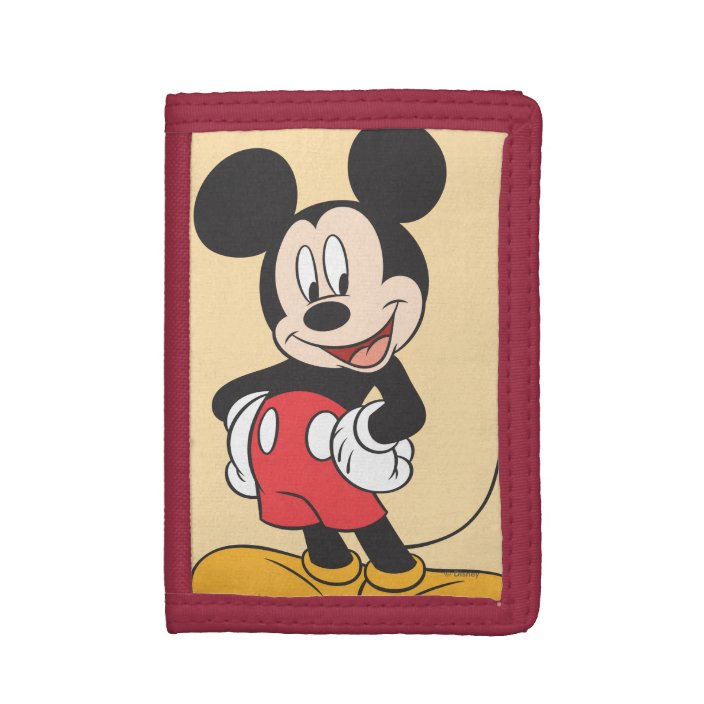 Mickey Mouse Trifold Wallet | Zazzle.com