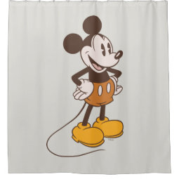 Mickey Mouse | Vintage Mickey Shower Curtain | Zazzle