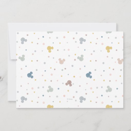 Mickey Mouse Watercolor Second Birthday - Photo Invitation | Zazzle