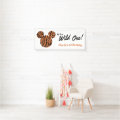 Mickey Mouse | Wild One 1st Birthday Banner | Zazzle