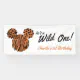 Mickey Mouse | Wild One 1st Birthday Banner | Zazzle
