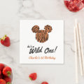 Mickey Mouse | Wild One 1st Birthday Napkins | Zazzle