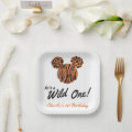 Mickey Mouse | Wild One 1st Birthday Paper Plates | Zazzle