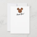 Mickey Mouse | Wild One 1st Birthday Thank You Card | Zazzle