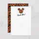 Mickey Mouse | Wild One 1st Birthday Thank You Card | Zazzle