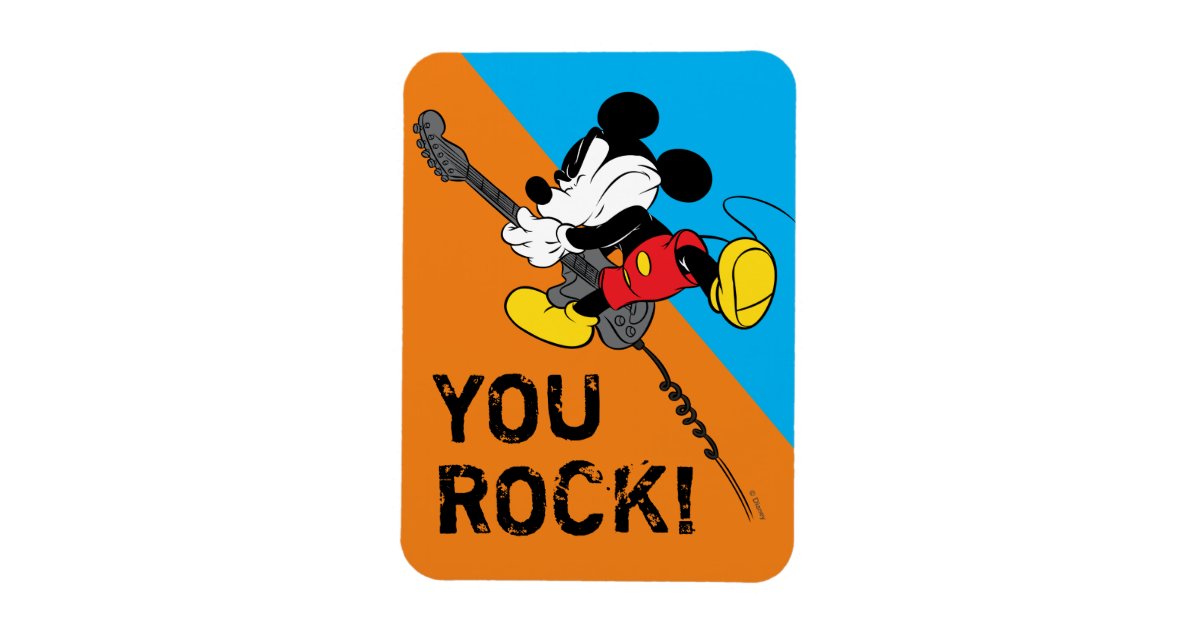 Mickey Mouse | You Rock, Dad! Magnet | Zazzle