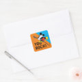 Mickey Mouse | You Rock, Dad! Square Sticker | Zazzle