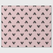 Mickey Pink Icon Pattern Wrapping Paper | Zazzle