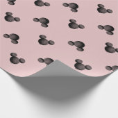 Mickey Pink Icon Pattern Wrapping Paper | Zazzle