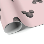 Mickey Pink Icon Pattern Wrapping Paper | Zazzle