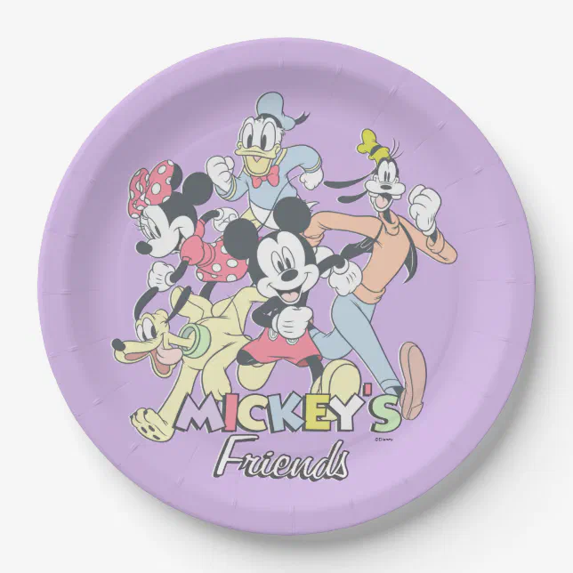 Mickey's Friends Paper Plates | Zazzle
