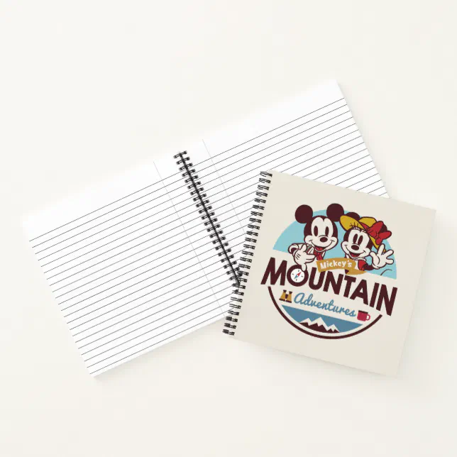 Mickey's Mountain Adventures Notebook | Zazzle