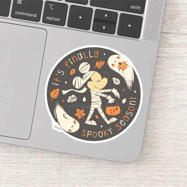 Mickey's Mummy Magic: Spooky Season Fun Sticker | Zazzle