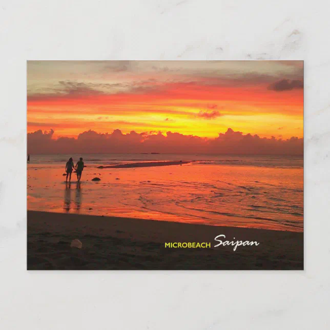 Micro Beach, Saipan Postcard | Zazzle