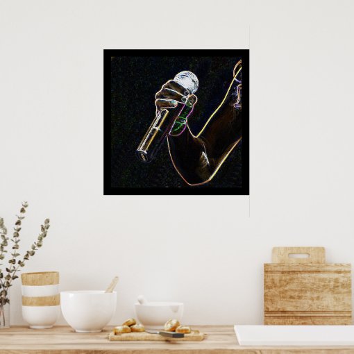 micro microphone music singer song poster | Zazzle