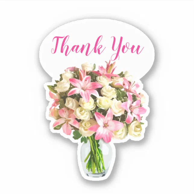 Micro Wedding Thank You Stickers | Zazzle
