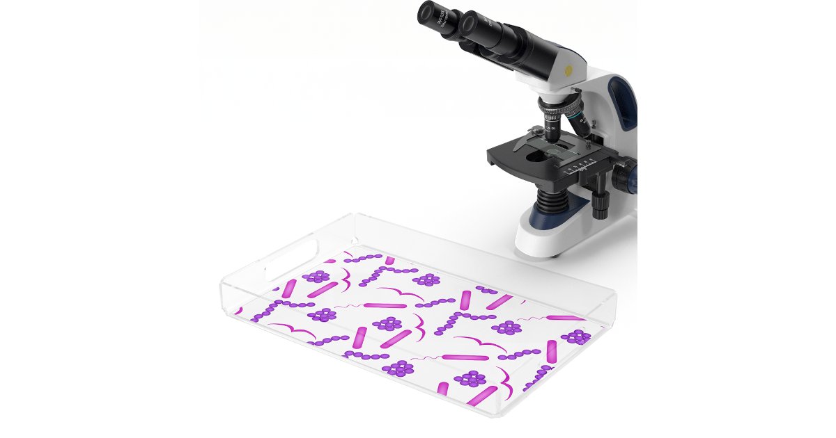 Microbiology Acrylic Tray | Zazzle