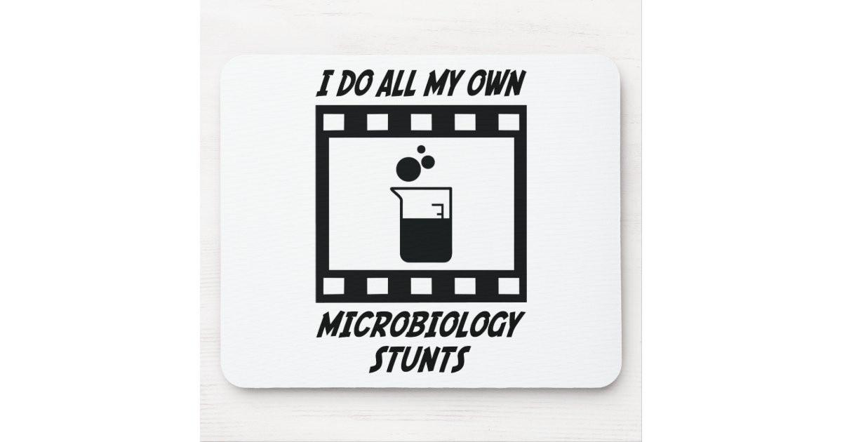Microbiology Stunts Mouse Pad | Zazzle