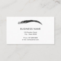 Microblading artist in gold color business card | Zazzle