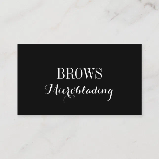 Microblading , Eyebrows, Tattoo, Permanent Makeup Business Card | Zazzle