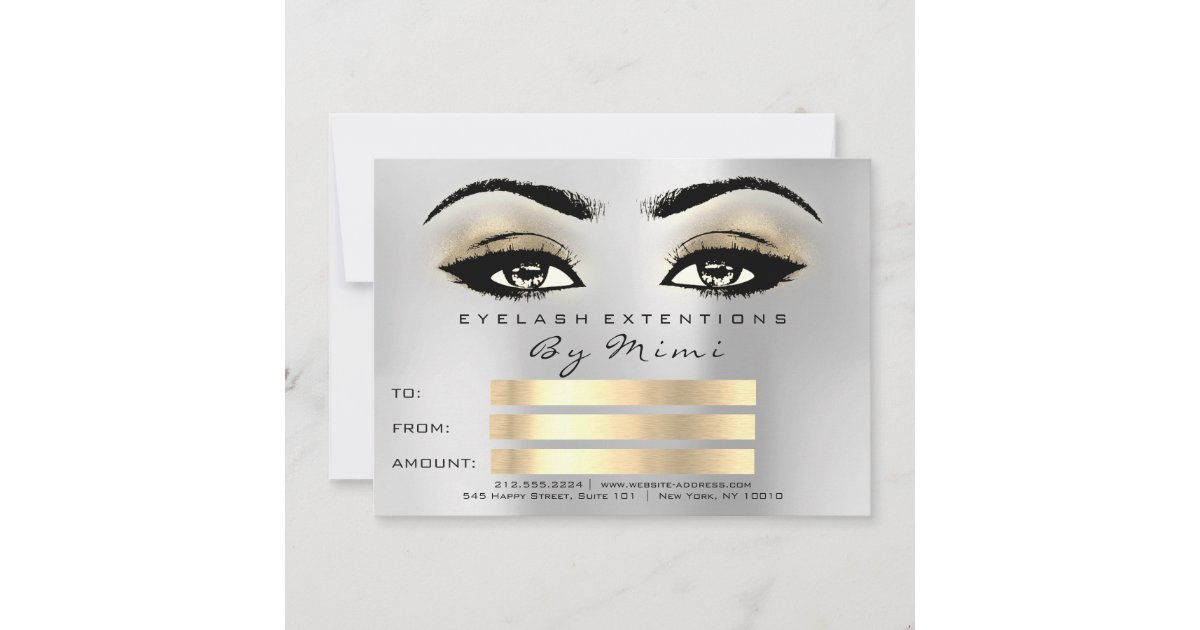 Microblading Lashes Makeup Artist Certificate Gift | Zazzle