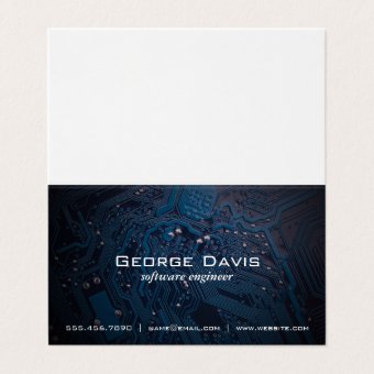 Microchip | Software Engineer Business Card | Zazzle