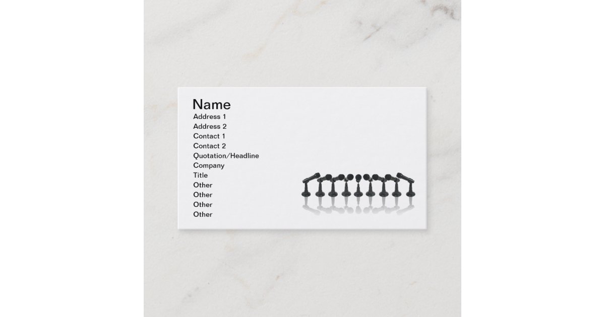 Microphone Array Business Card | Zazzle