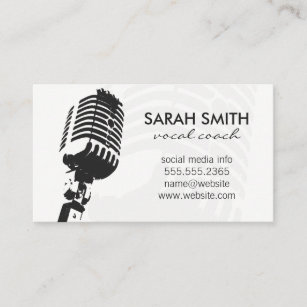 Podcast Business Cards - Business Card Printing | Zazzle