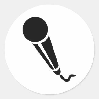 Microphone Stickers | Zazzle