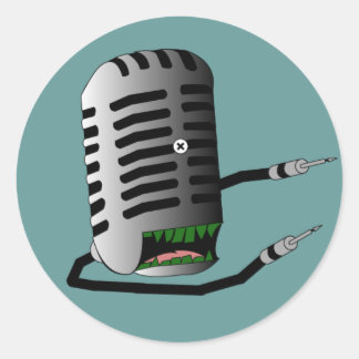 Microphone Stickers | Zazzle