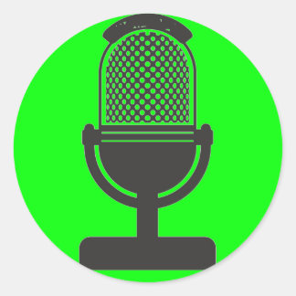 Microphone Stickers | Zazzle