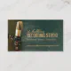 Microphone Green Background Singer Business Card | Zazzle