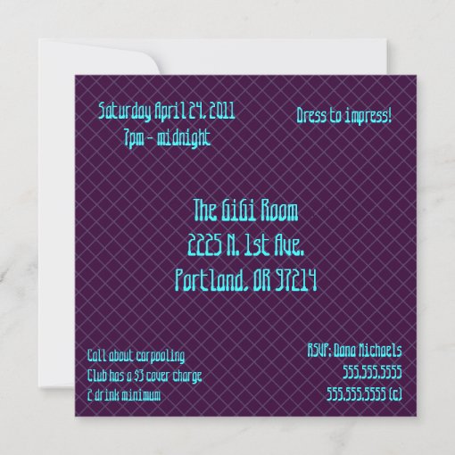 Microphone in Spotlight Karaoke Night Invitation | Zazzle