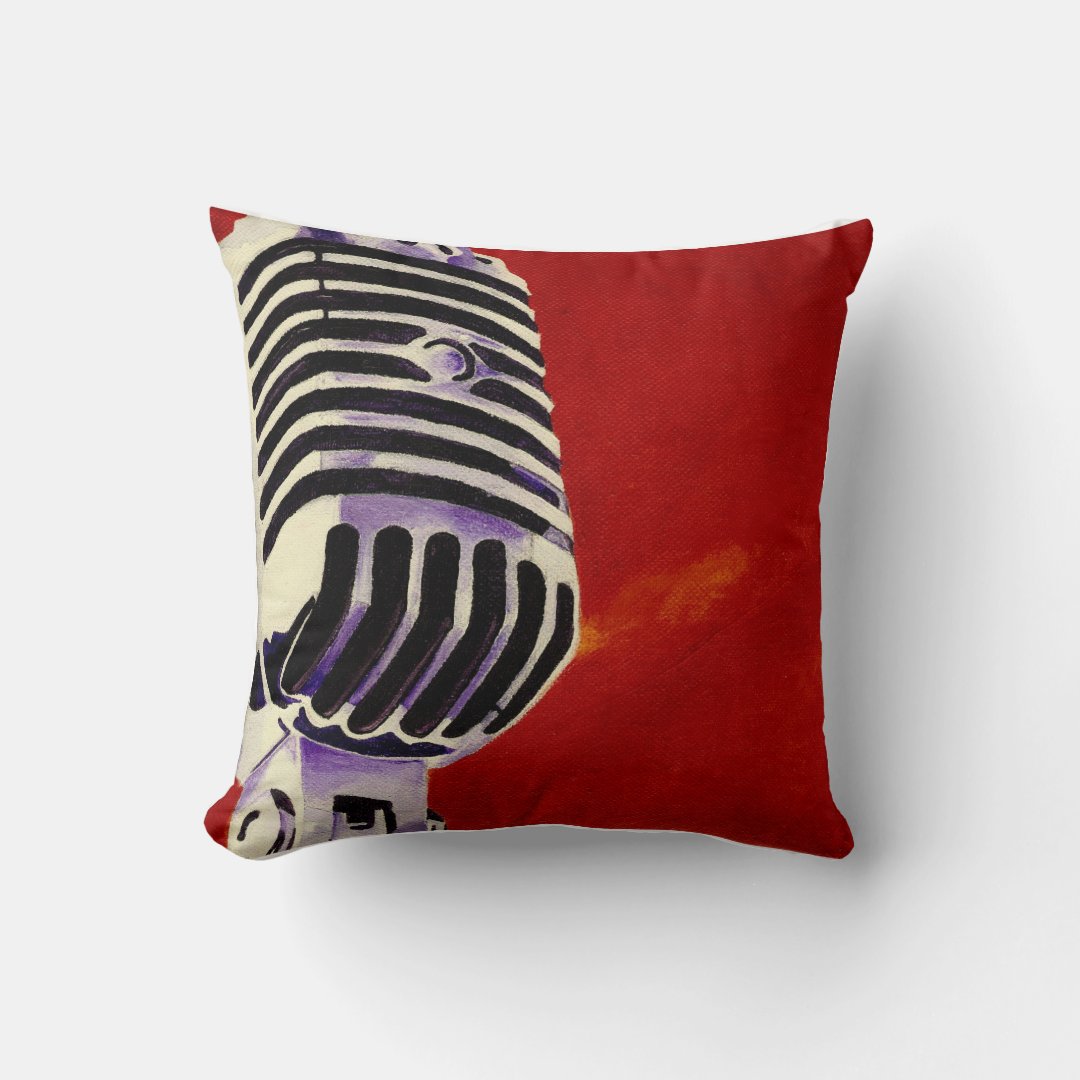 Microphone Pillow | Zazzle