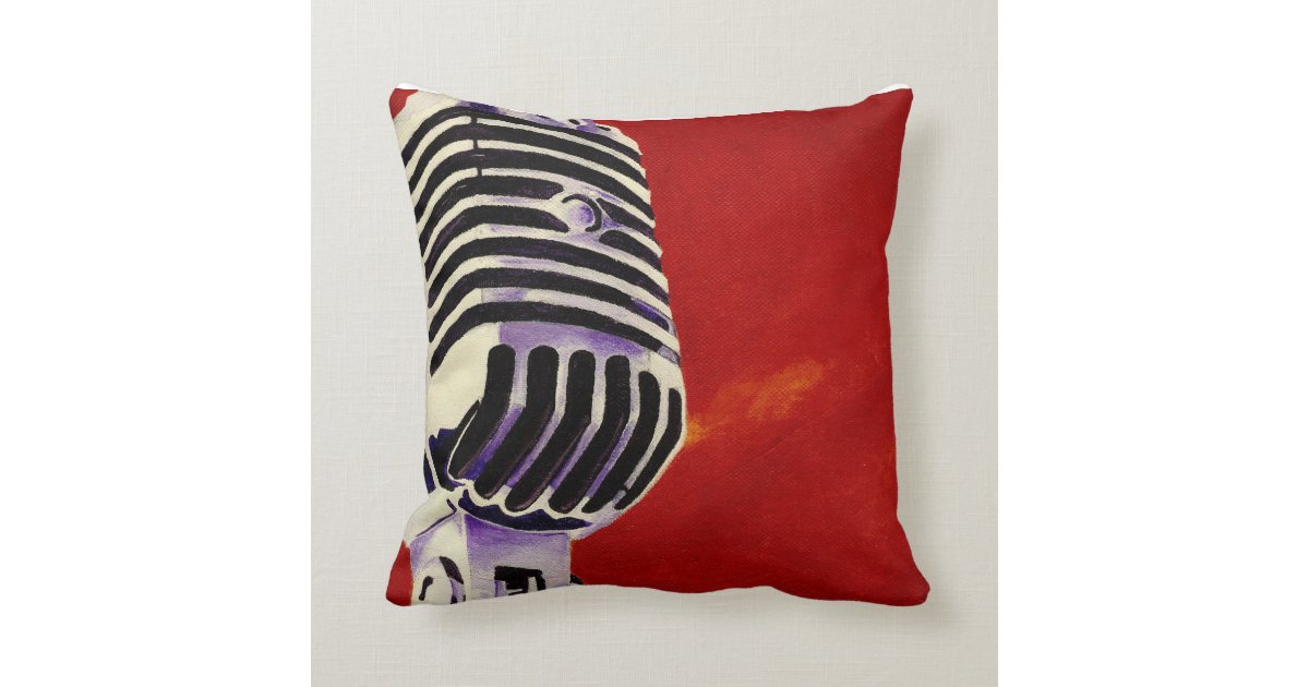 Microphone Pillow | Zazzle.com