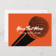 Microphone postcard template with mic logo graphic | Zazzle