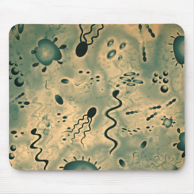 Microscopic Microbes Mouse Pad | Zazzle