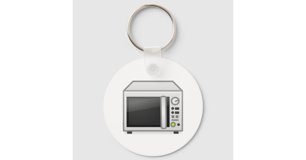 Microwave Keychain | Zazzle