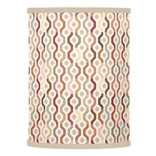 Mid Century Mod Geometric Link Pattern Lamp Shade | Zazzle