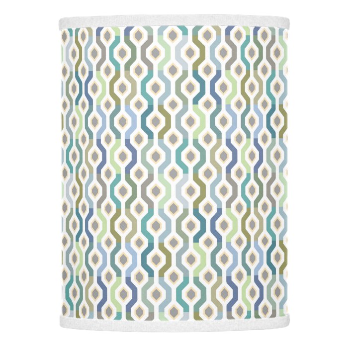 Mid Century Mod Geometric Link Pattern Lamp Shade | Zazzle.com