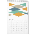 Mid Century Modern #1 Original Art Retro Calendar | Zazzle