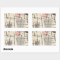 Mid Century Modern Abstract Stickers | Zazzle