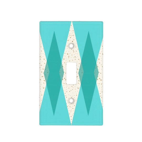 Mid Century Modern Argyle Light Switch Cover | Zazzle.com