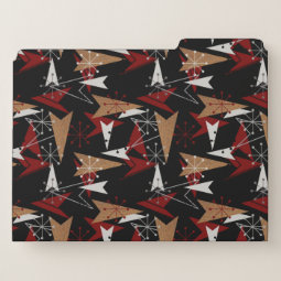 Mid Century Modern | Atomic Arrows | Fifties Style File Folder | Zazzle